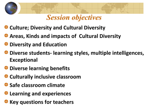 Culturally diverse classrooms | PPT | Education