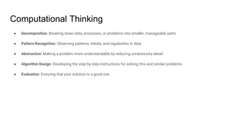 Culturally Relevant Computational Thinking | PPTX