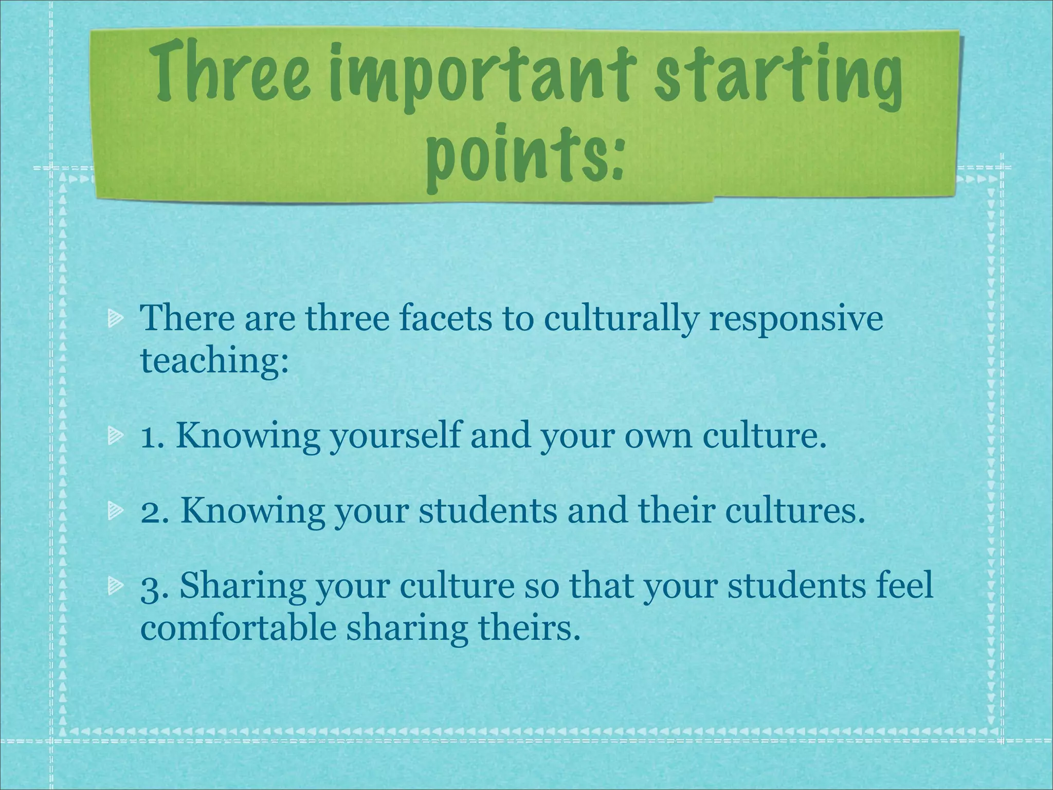Culturally Responsive Teaching | PDF