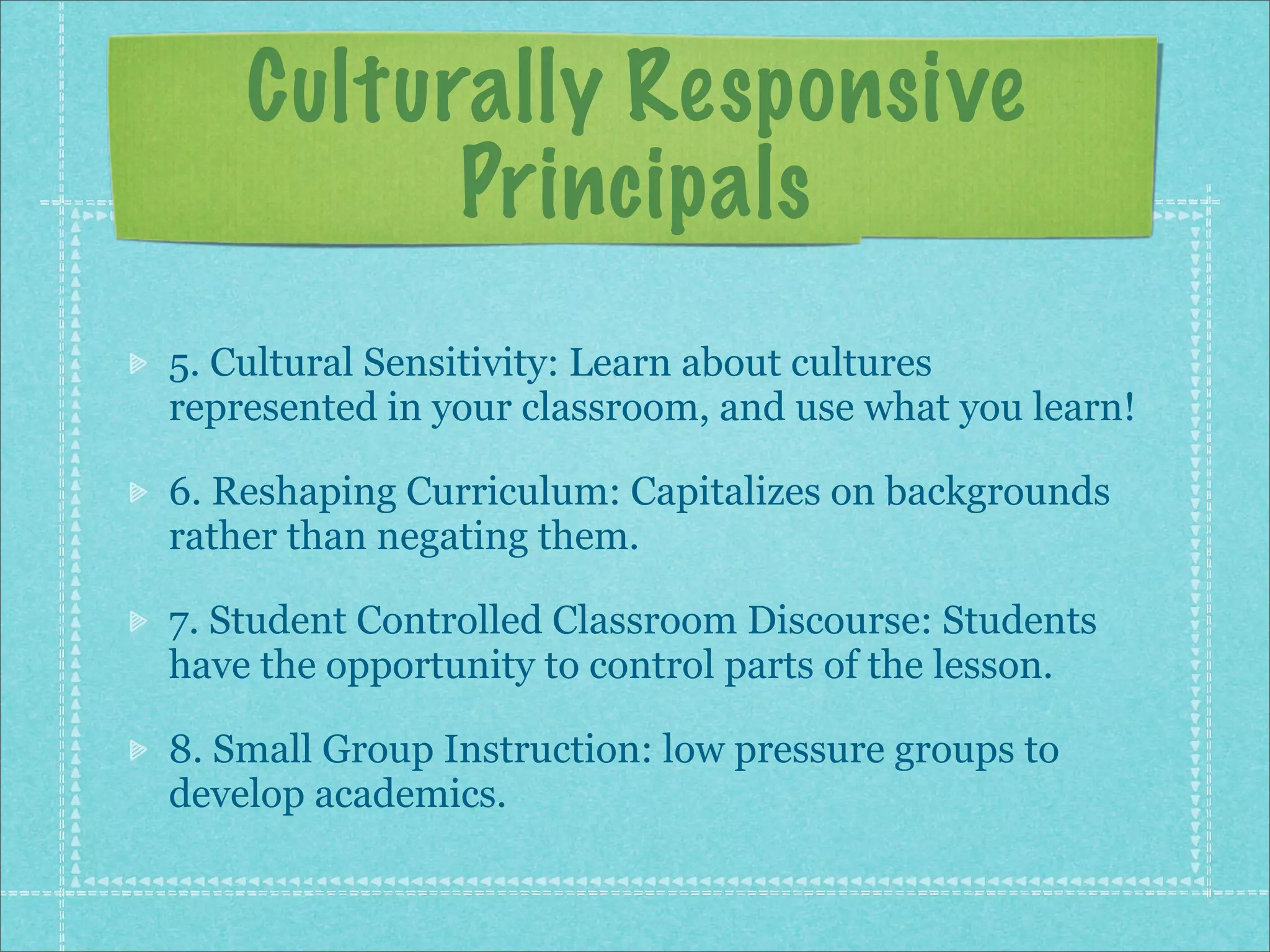 Culturally Responsive Teaching | PDF