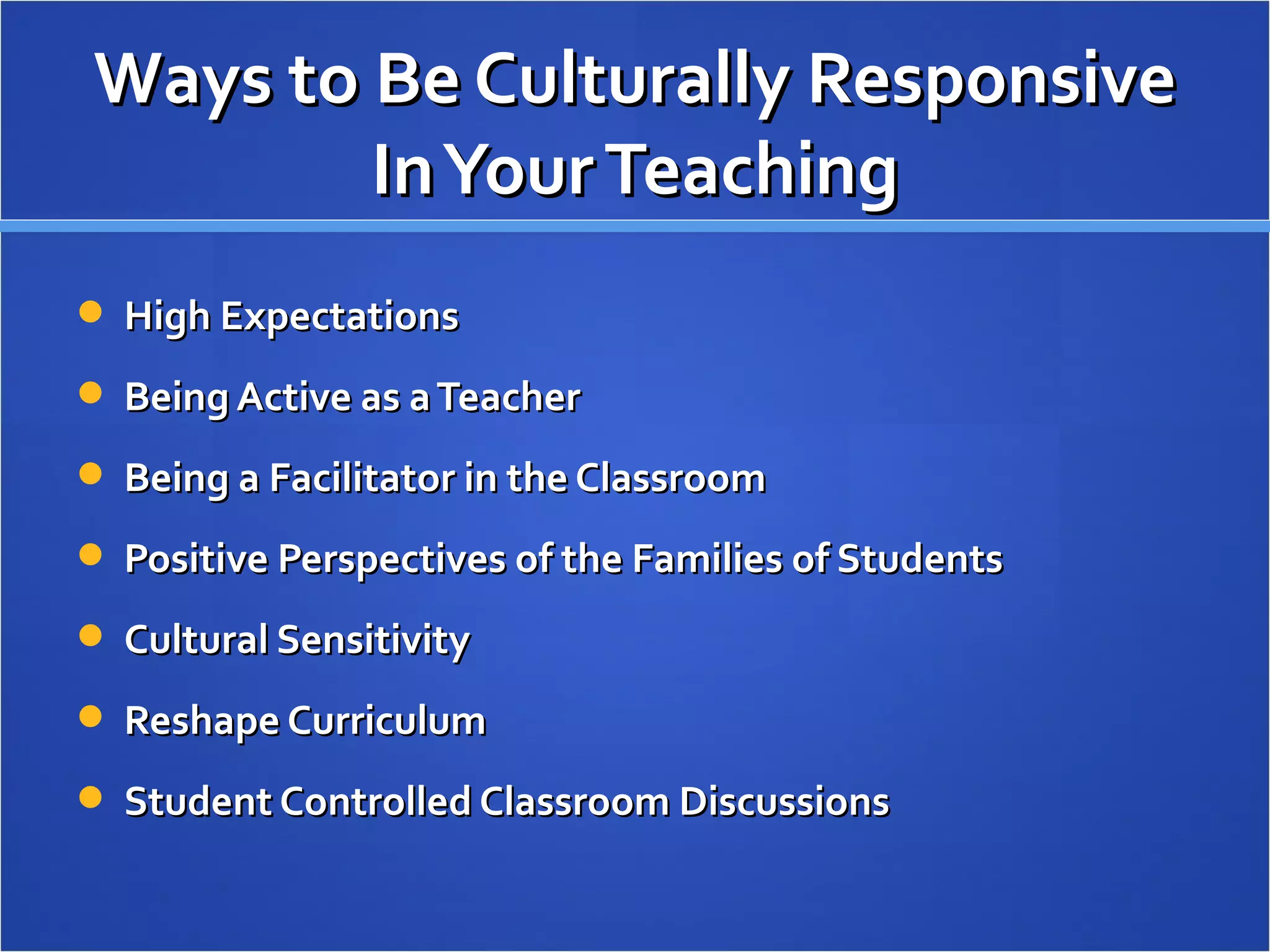 Culturally Responsive Teaching | PPT