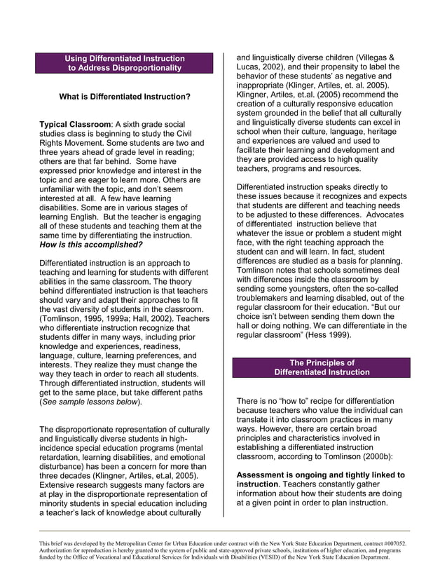 1. Culturally Responsive Differentiated Instructional Strategies | PDF | Special Education ...