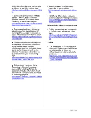 1. Culturally Responsive Differentiated Instructional Strategies | PDF | Special Education ...