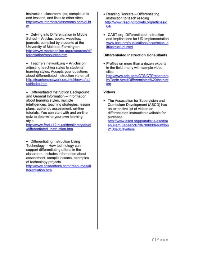 1. Culturally Responsive Differentiated Instructional Strategies | PDF | Special Education ...