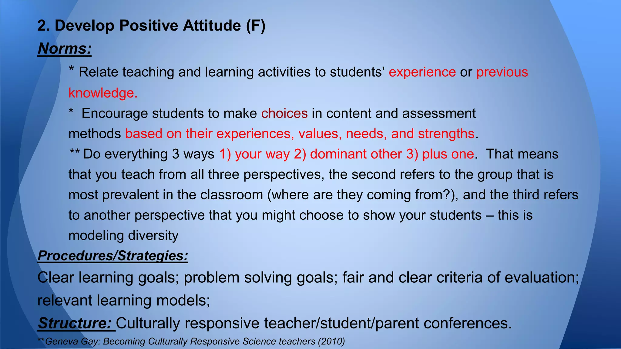 Culturally responsive teaching | PPTX