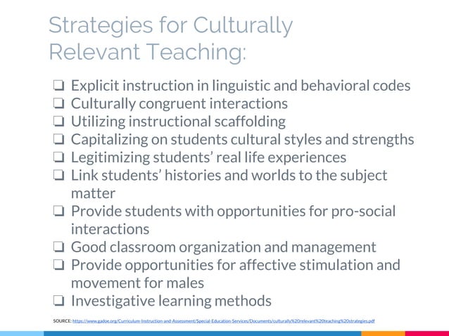 Culturally Responsive Teaching | PPTX
