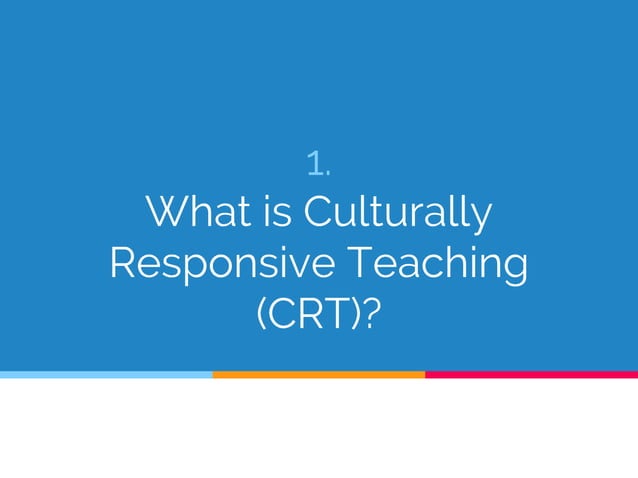 Culturally Responsive Teaching | PPTX