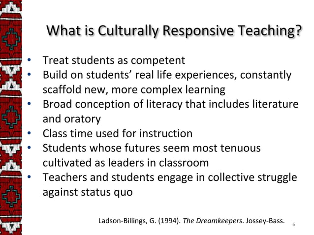 Culturally Responsive Teaching | PPTX