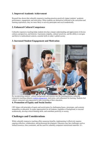 Culturally Responsive Teaching: Nurturing Inclusive and Empowering ...
