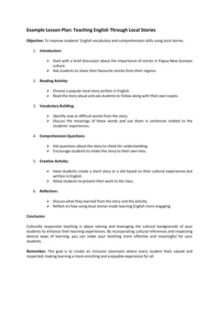 Culturally Responsive Teaching Explained ZW.pdf | Homework and Study ...