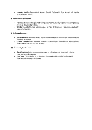 Culturally Responsive Teaching Explained ZW.pdf | Homework and Study ...