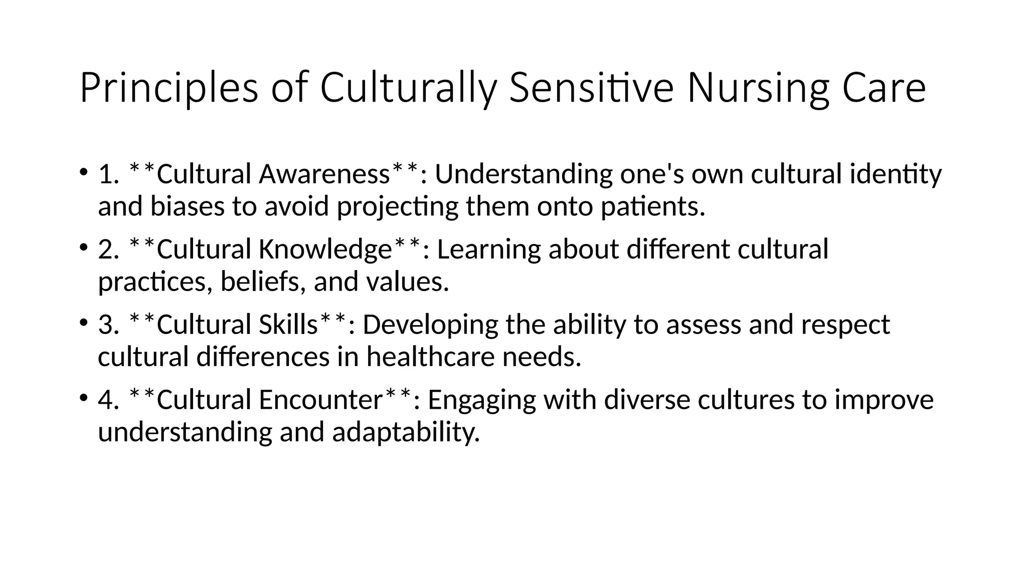 Culturally Sensitive Nursing Care 015 issues-1.pptx