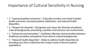 Culturally Sensitive Nursing Care 015 issues-1.pptx