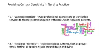 Culturally Sensitive Nursing Care 015 issues-1.pptx