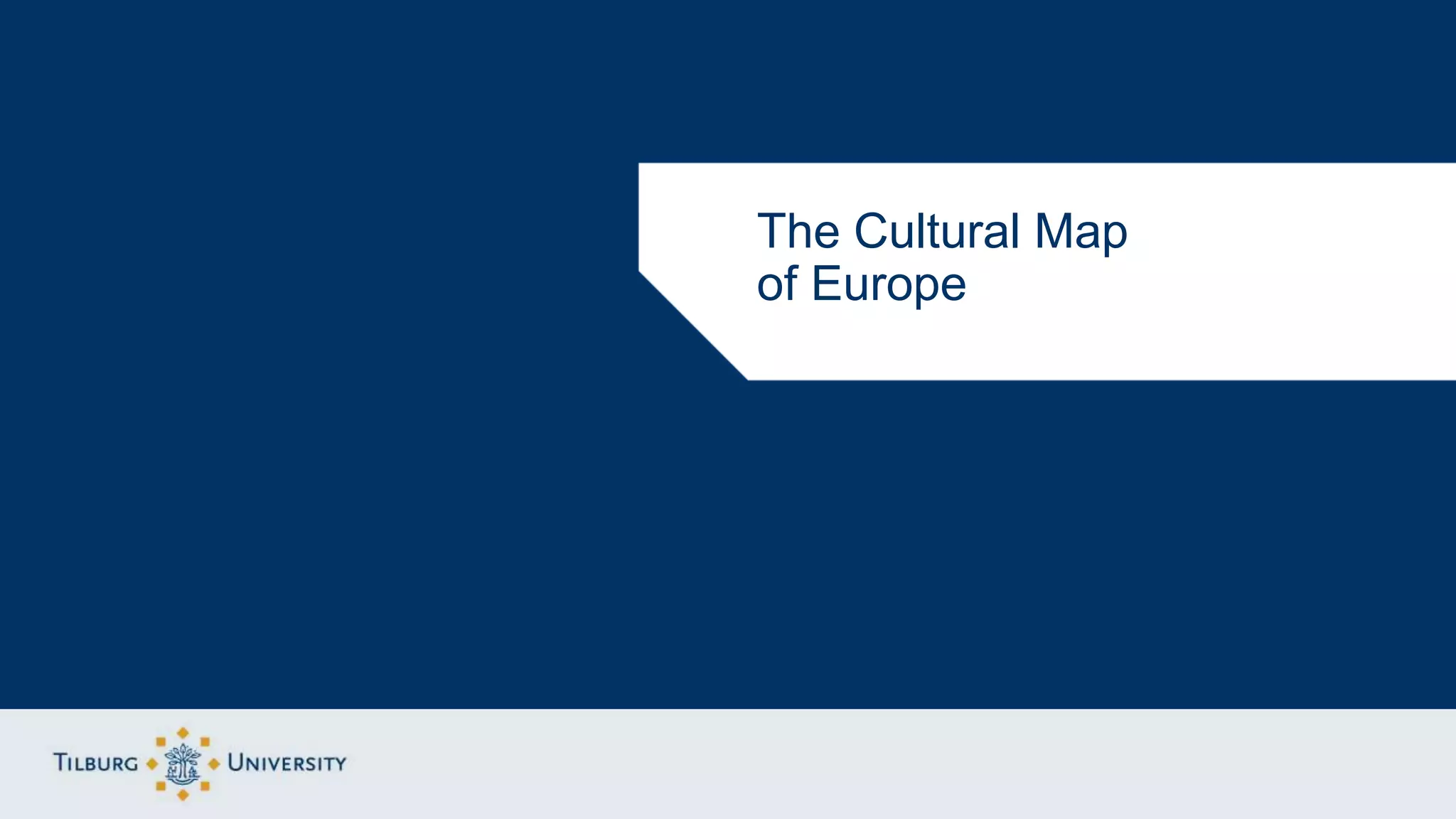 Cultural map of Europe 2019 | PPT