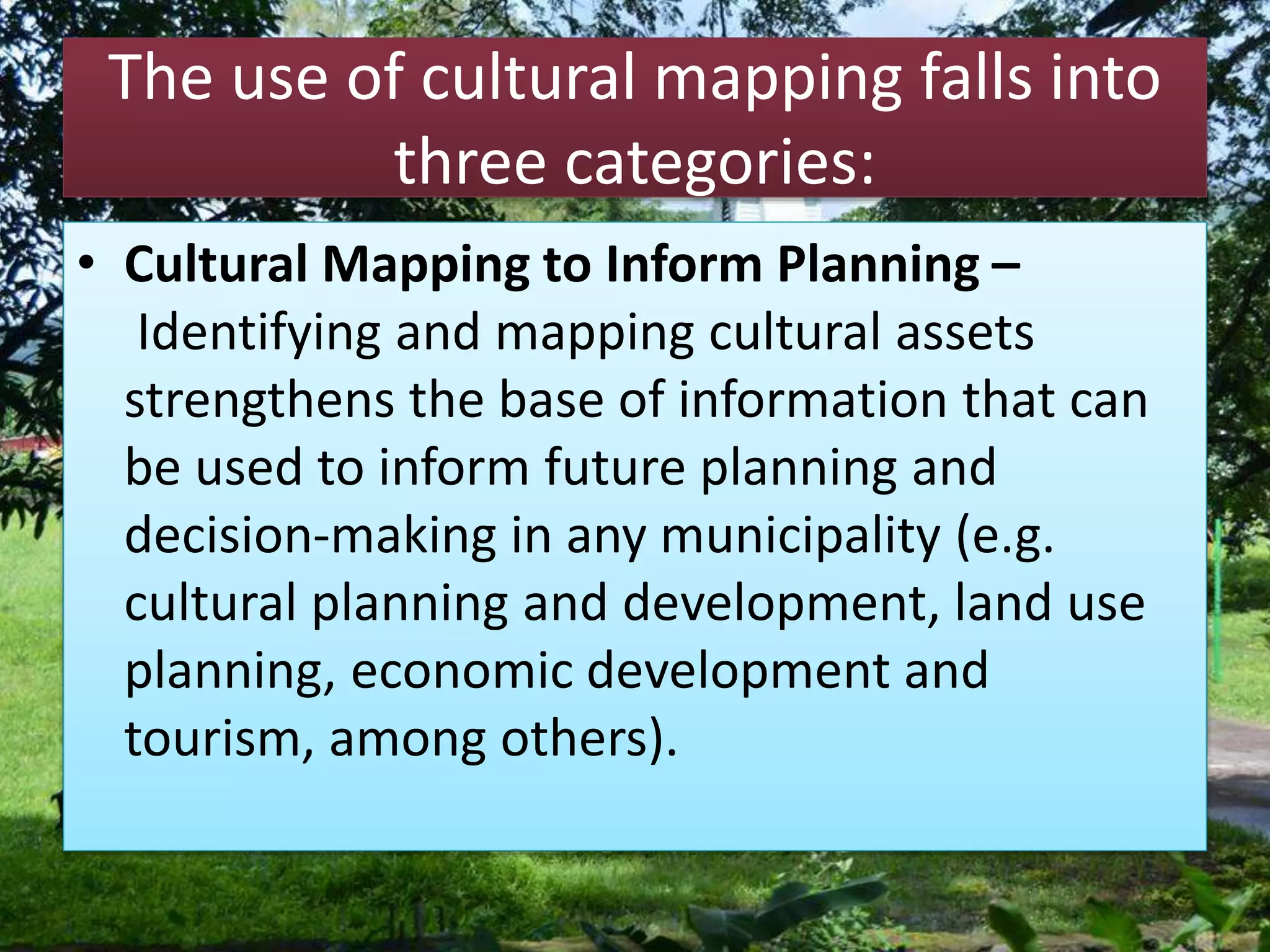 Cultural Mapping For Bais City | PPTX