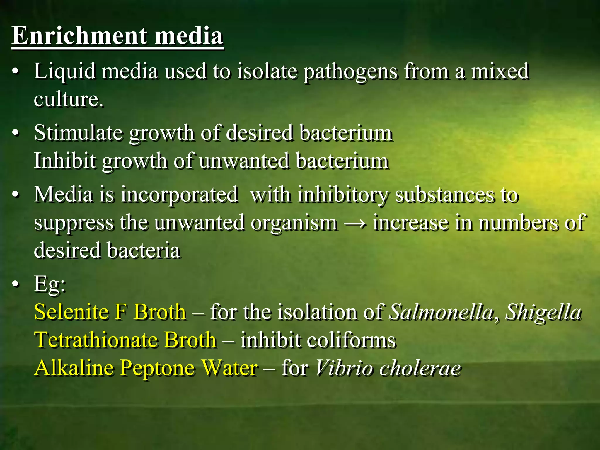 Culture media & methods | PPSX