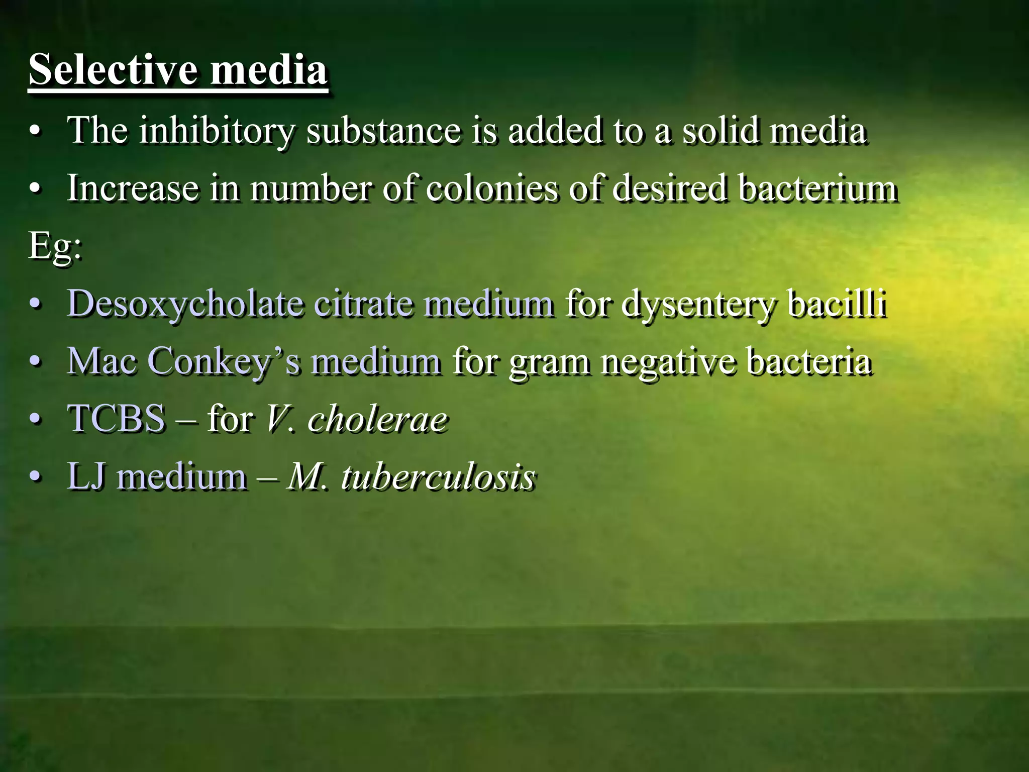 Culture media & methods | PPSX