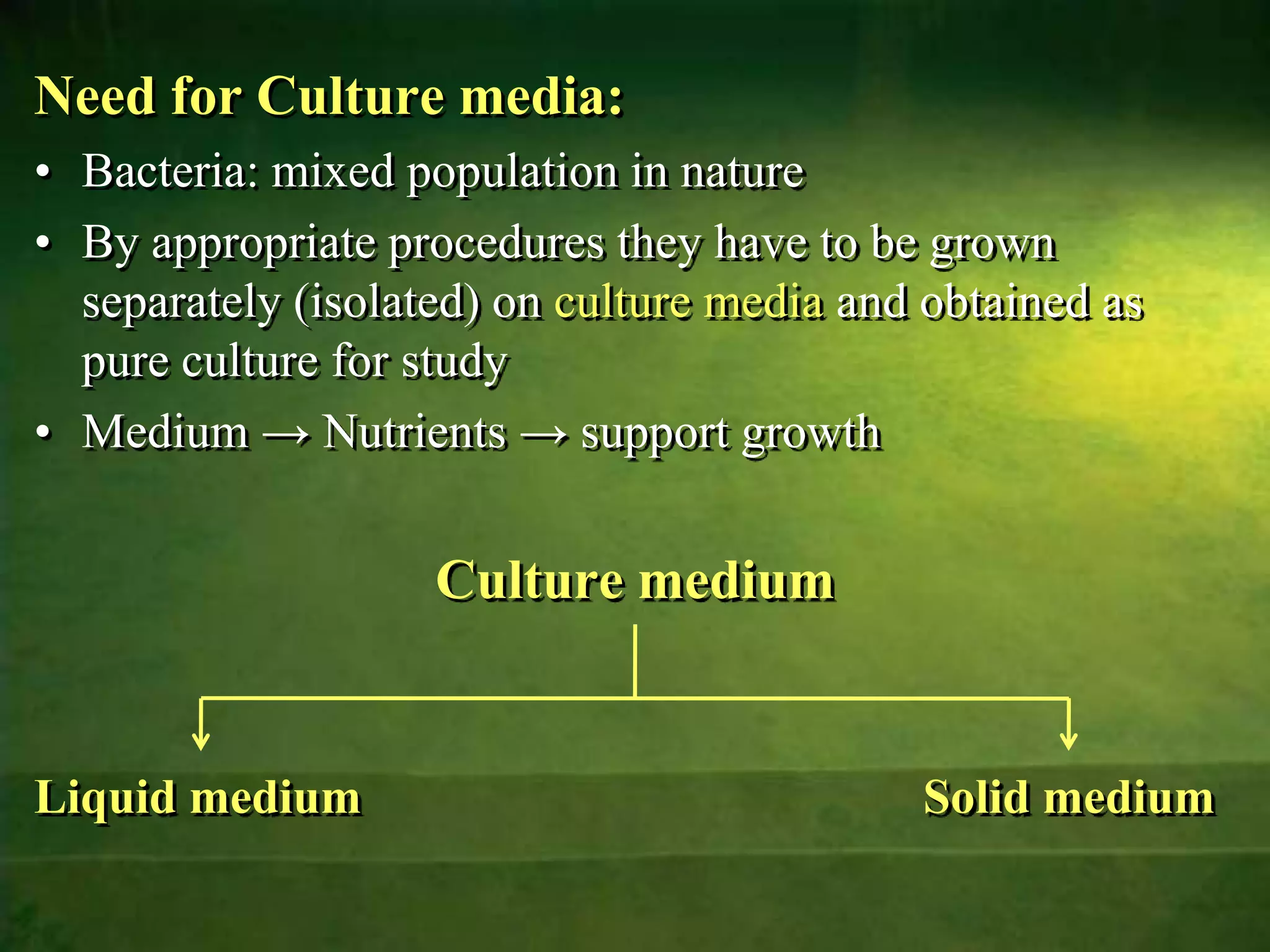 Culture media & methods | PPSX