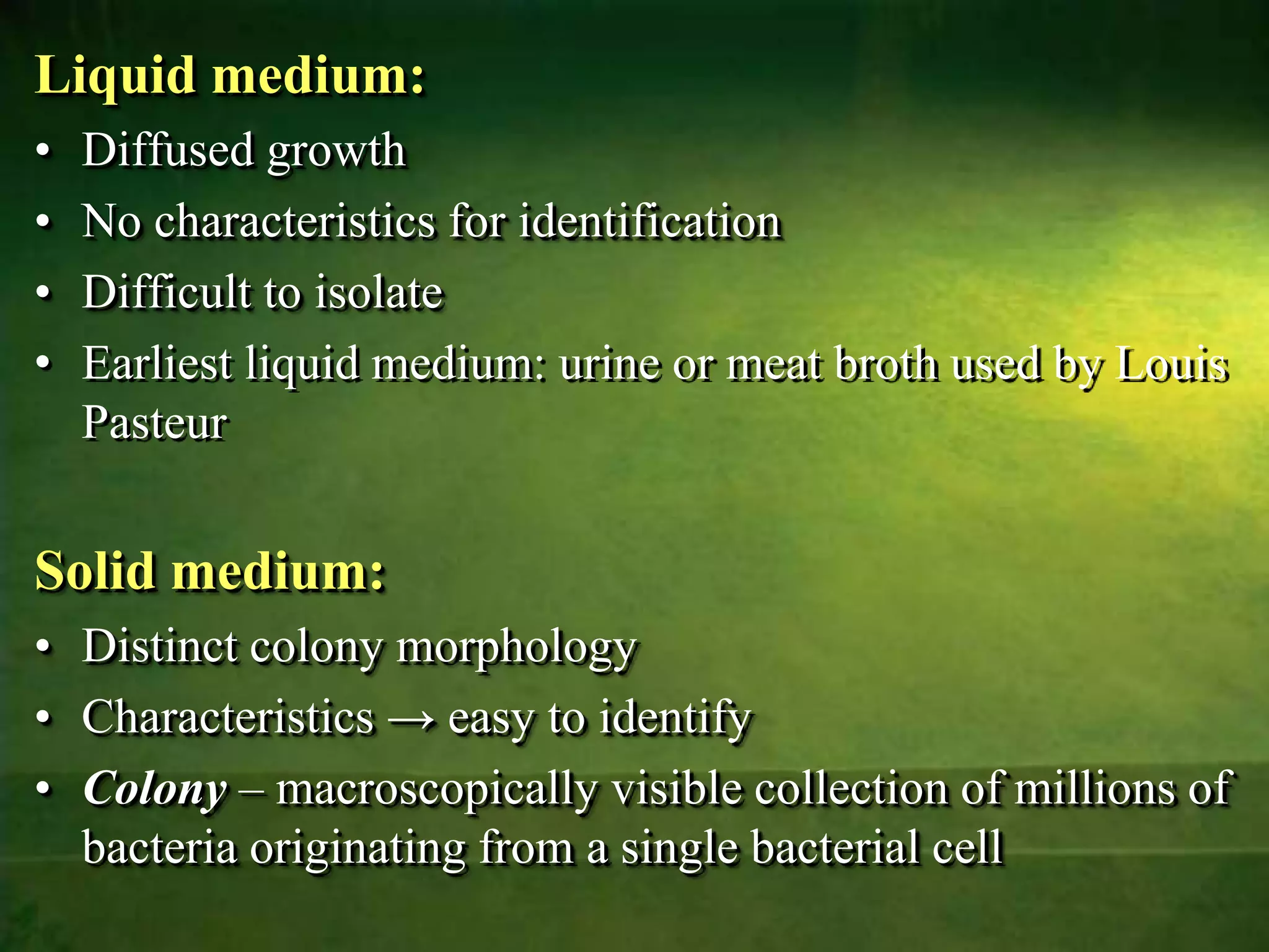 Culture media & methods | PPSX