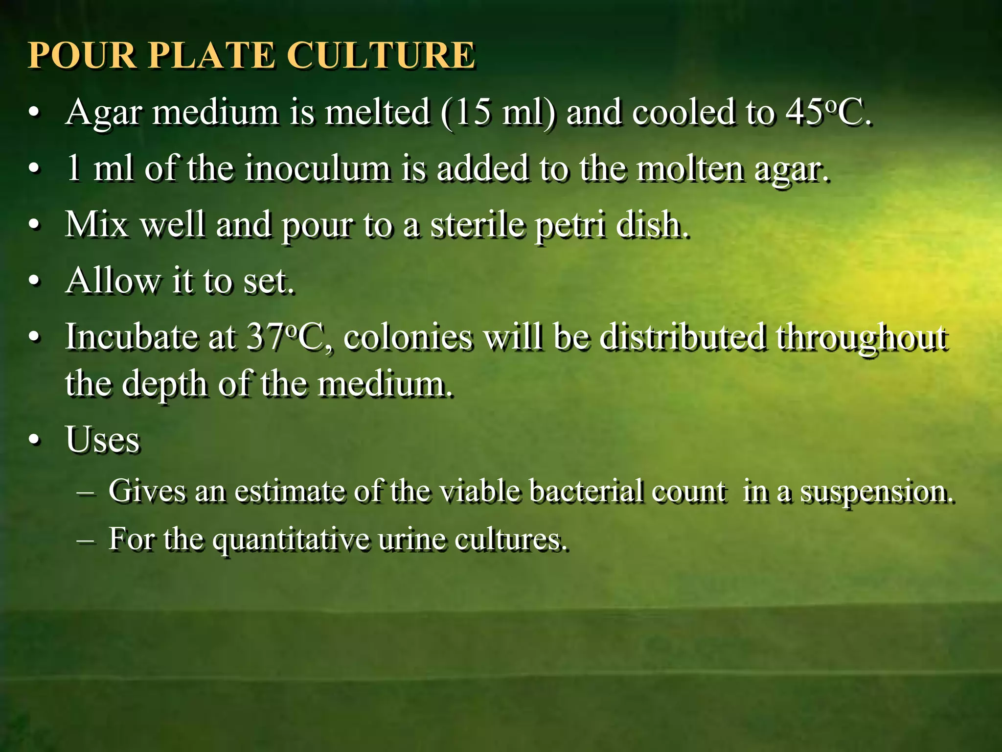 Culture media & methods | PPSX