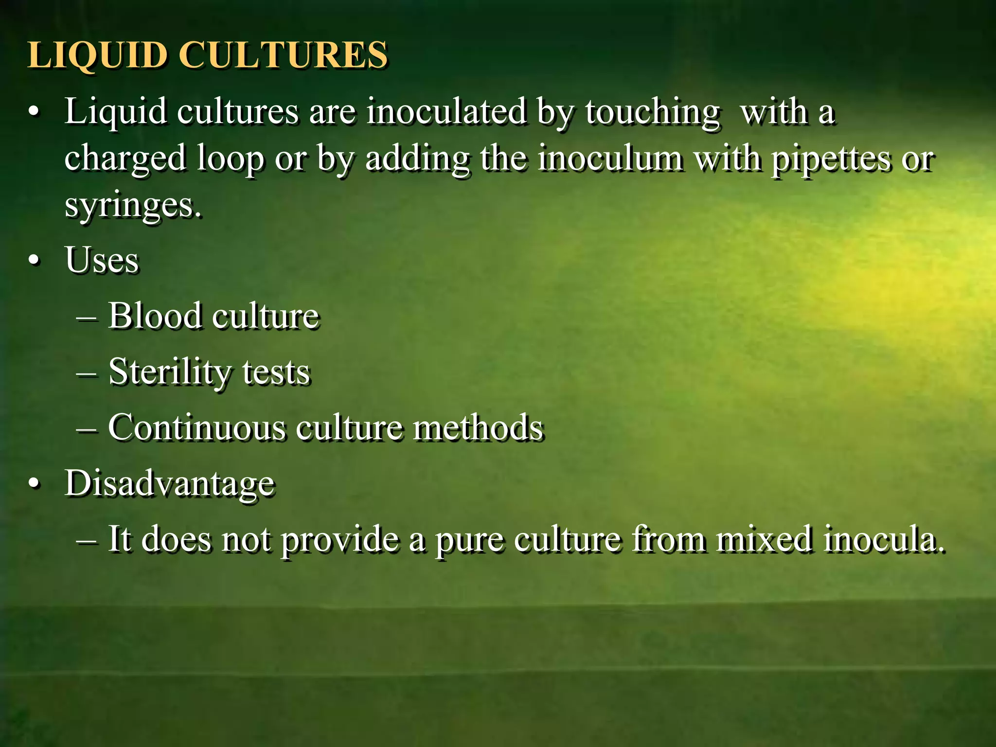 Culture media & methods | PPSX