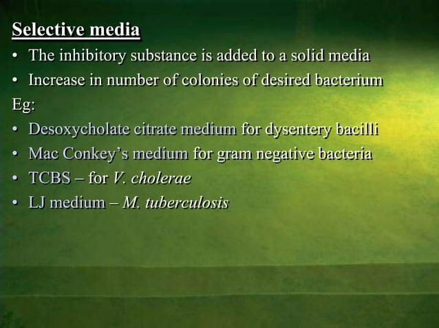 Culture media & methods | PPSX