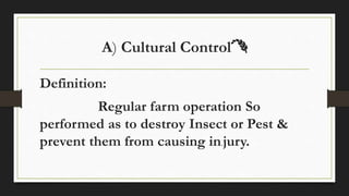 Cultural methods | PPTX