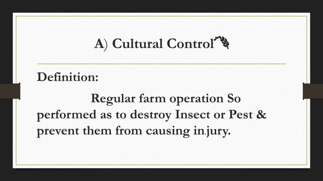 Cultural methods | PPTX