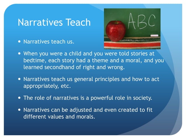 Cultural narratives | PPTX