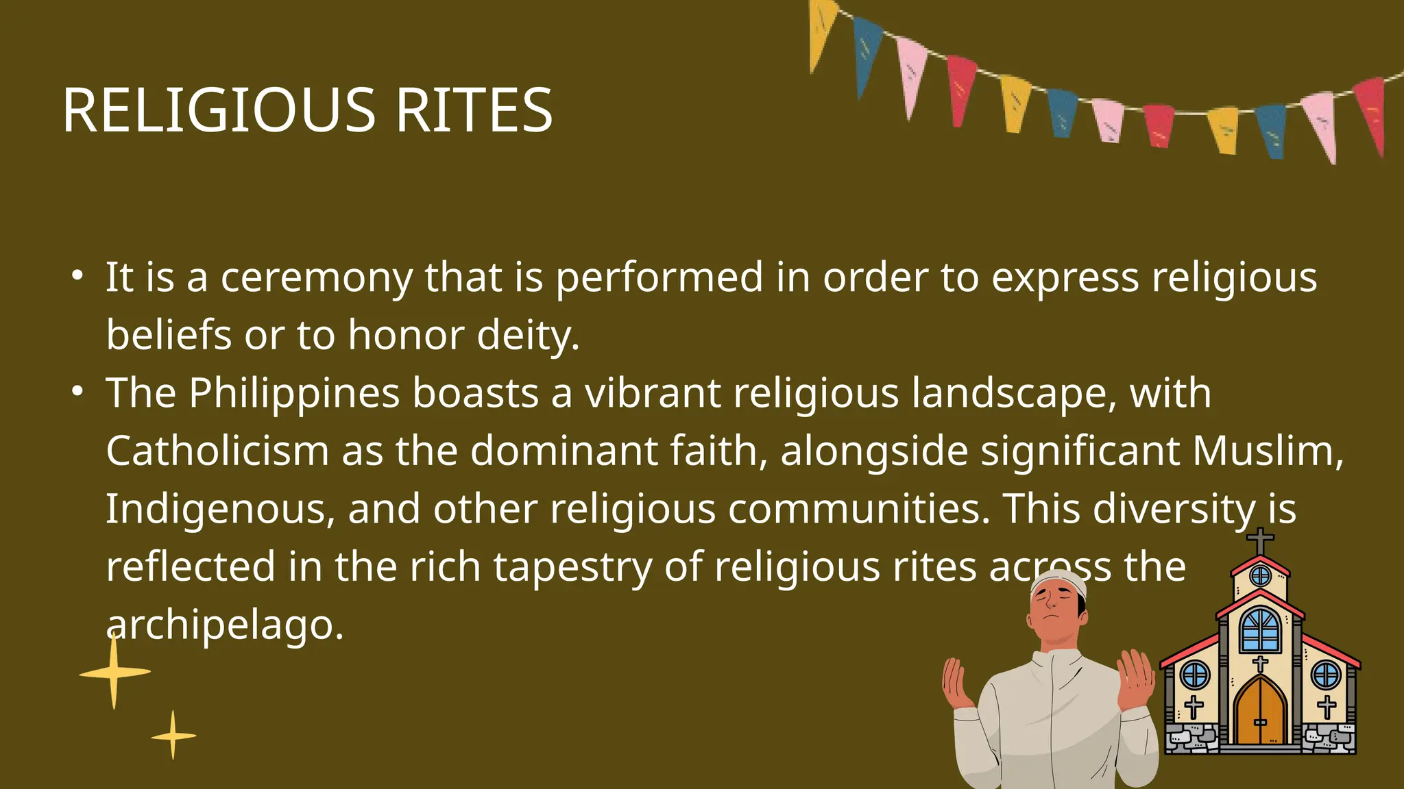 Cultural Performance and Indigenous Practices, and Religious Rites and ...