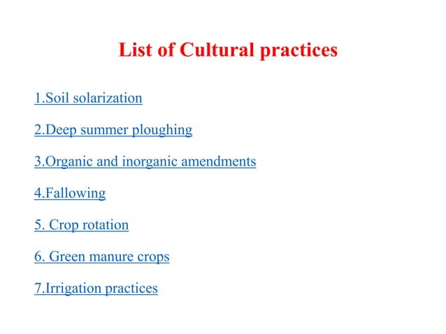 Cultural practices | PPTX