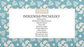 Cultural psychology presentation on indigenous psychology.pptx
