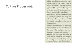 Cultural probes | PPT