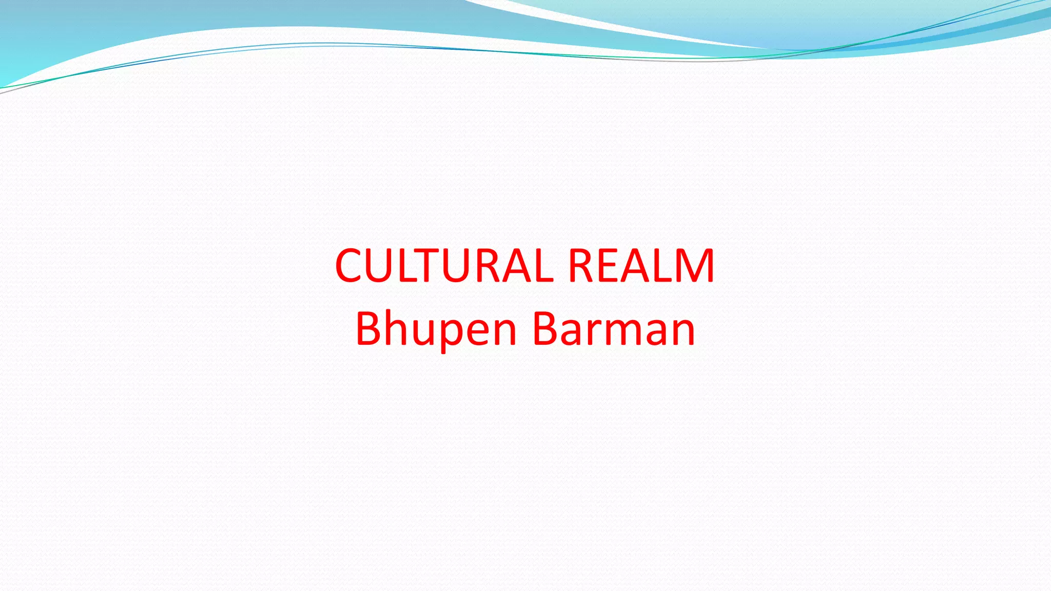 Cultural realm | PDF