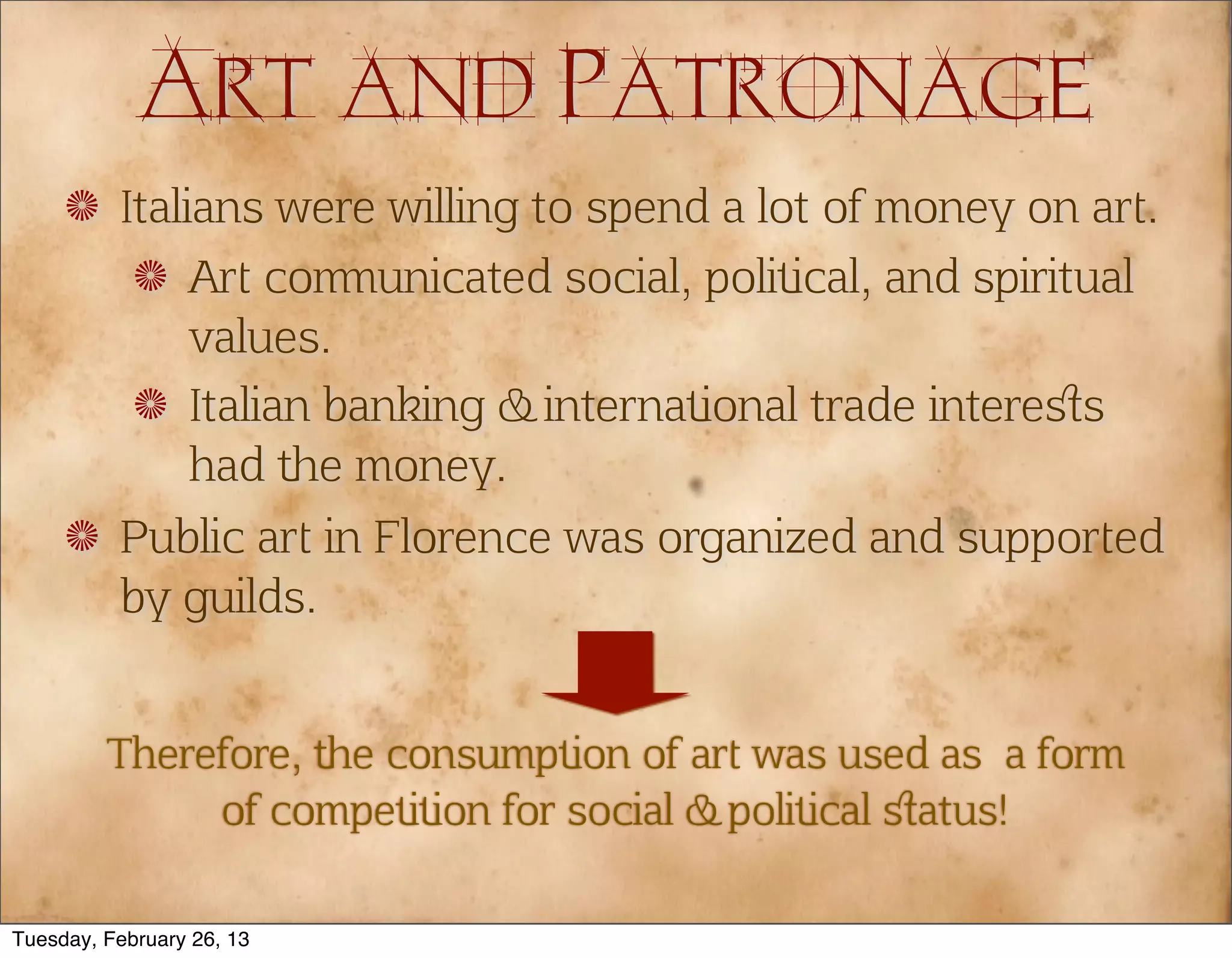 Cultural Rebirth: Italian Renaissance Art | PDF