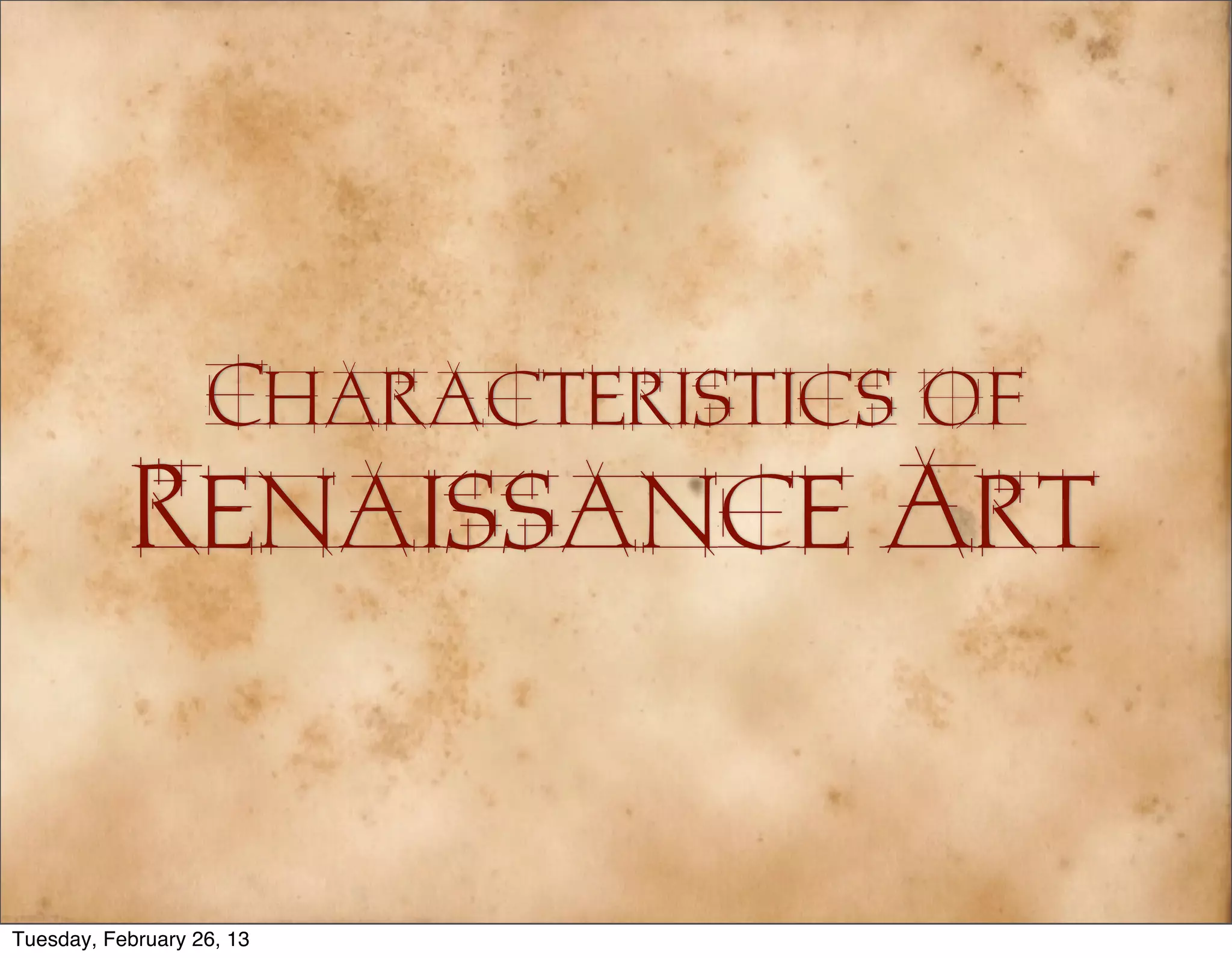 Cultural Rebirth: Italian Renaissance Art | PDF