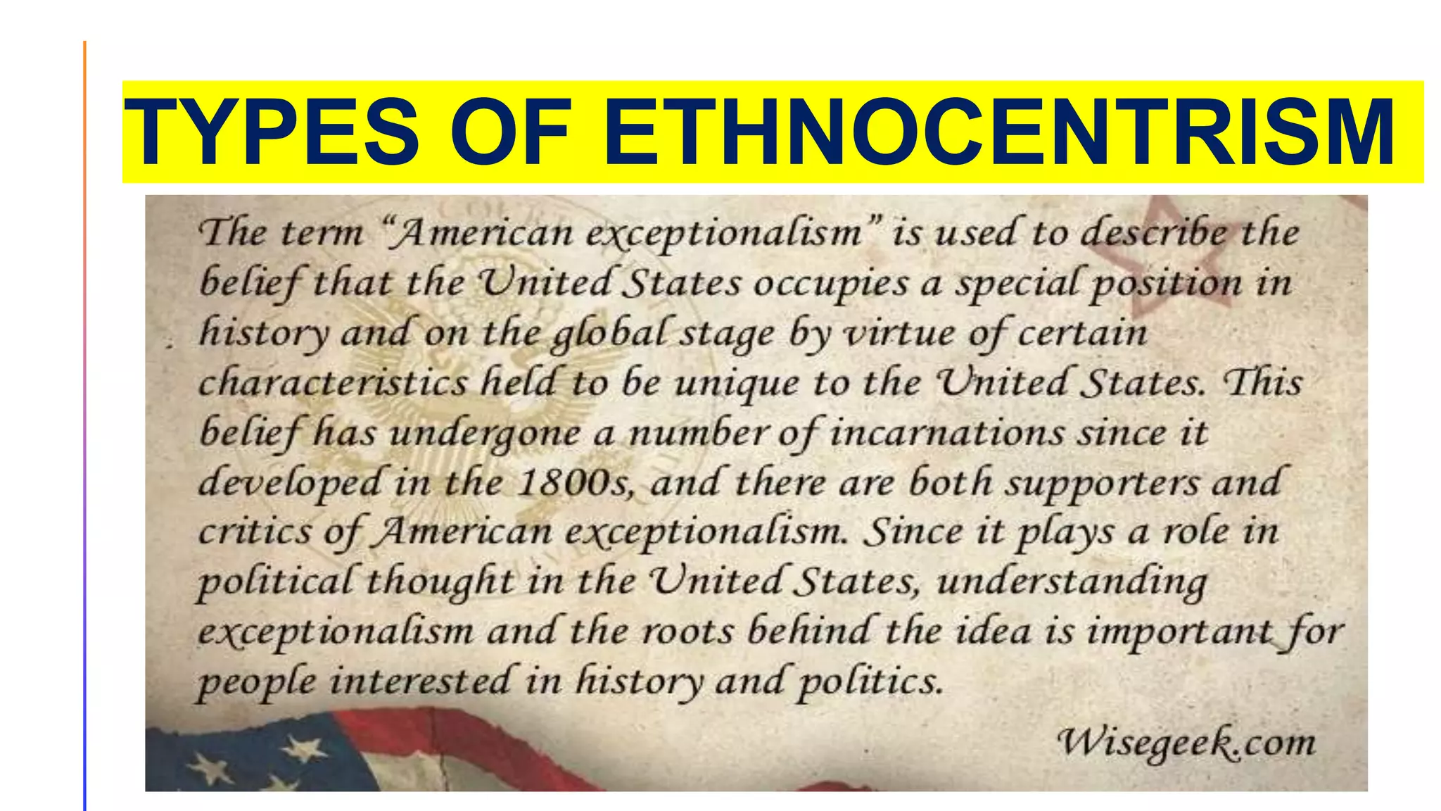 Cultural relativism & Ethnocentrism | PPTX