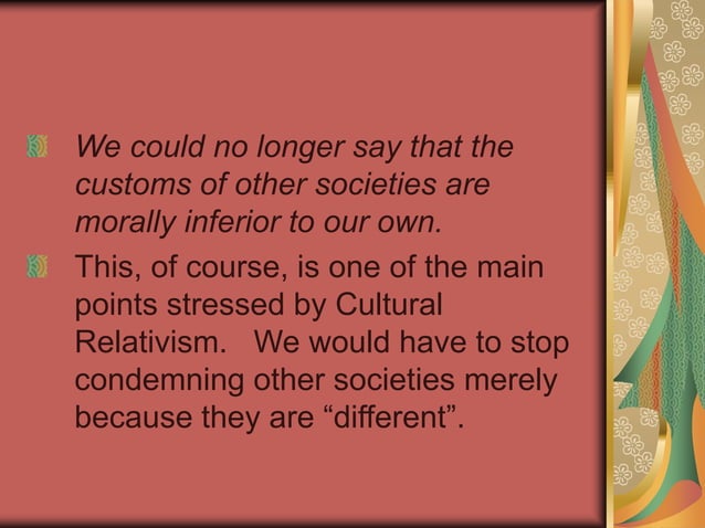 Cultural relativism.pptx | Judaism | Religion & Spirituality