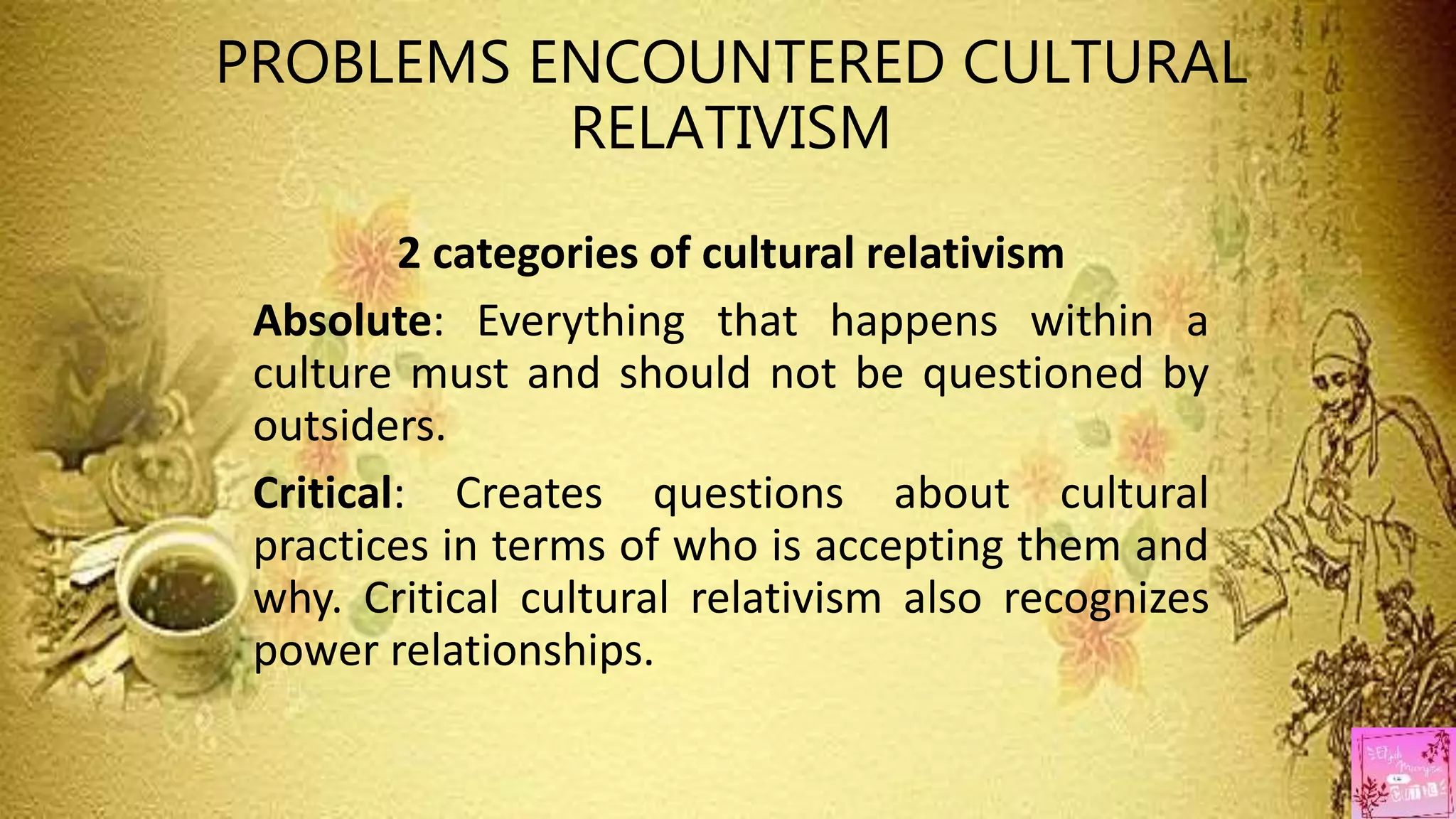 Cultural relativism and asian understanding of moral behavior with quiz ...