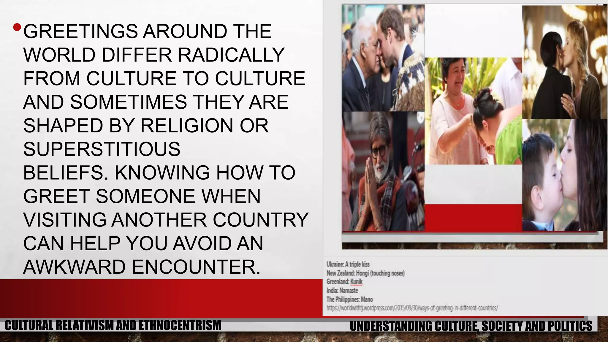 Cultural relativism and ethnocentrism | PPTX