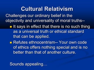 Cultural Relativism Sociology
