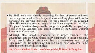Chinese Cultural revolution | PPTX