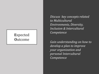 Cultural sensitivity and diversity training | PPTX