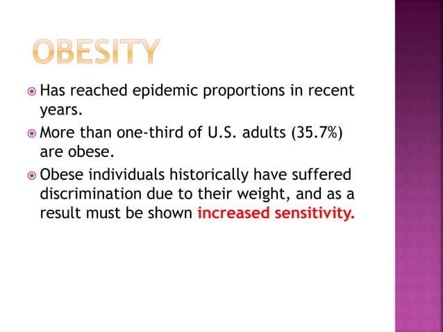 Cultural sensitivity bariatric patients | PPT