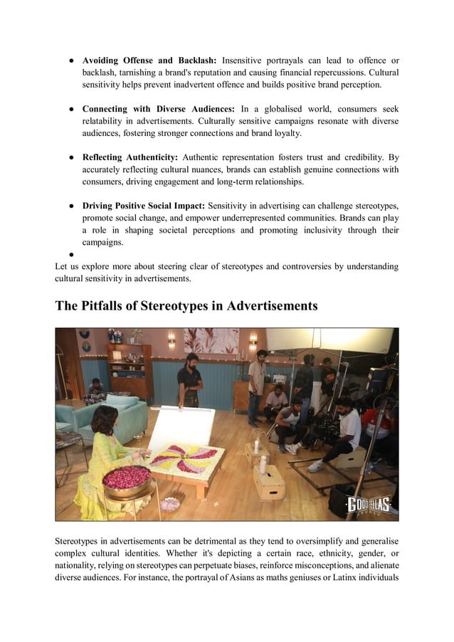 Cultural Sensitivity in Advertisements: Avoiding Stereotypes and ...