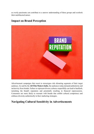 Cultural Sensitivity in Advertisements: Avoiding Stereotypes and ...