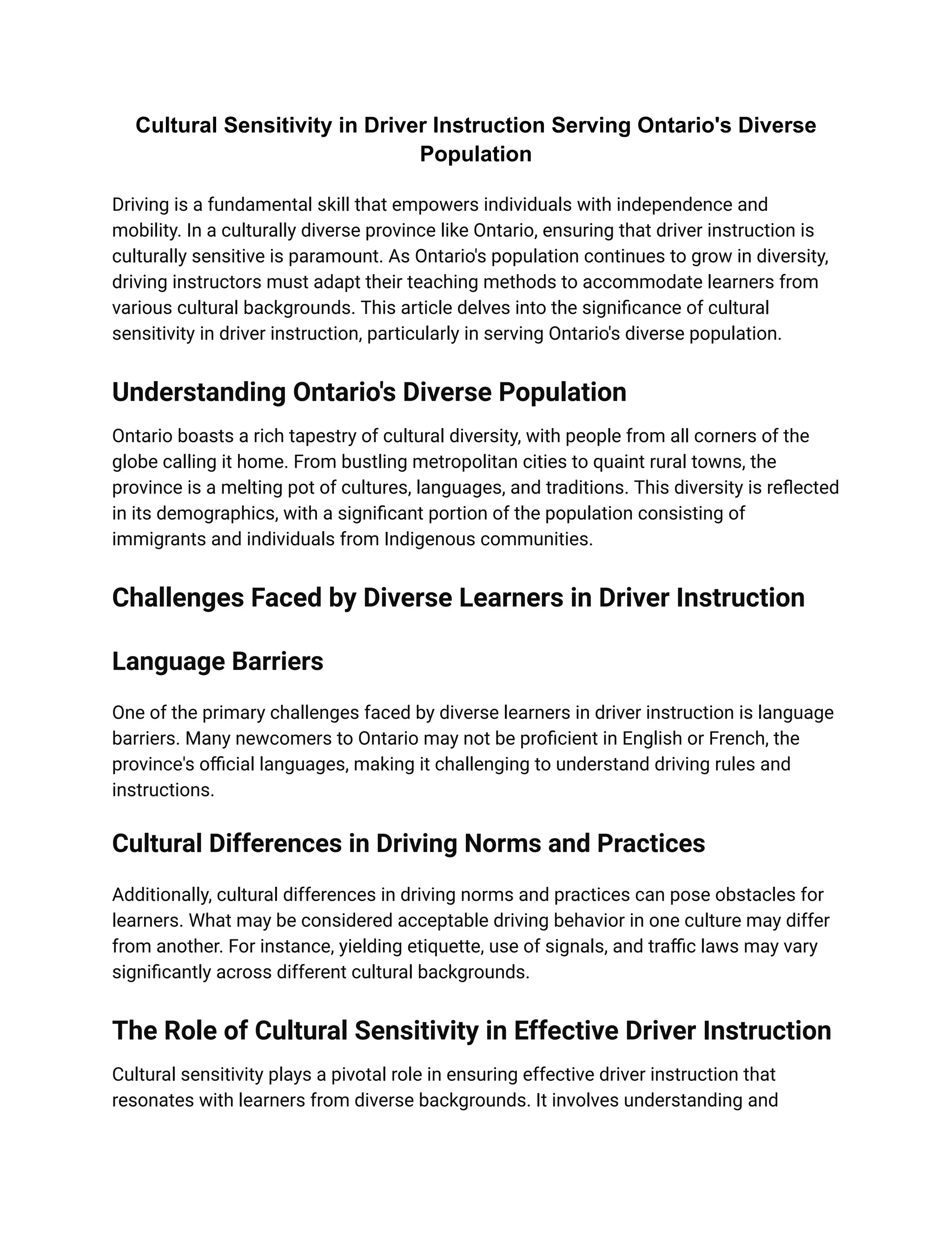 Cultural Sensitivity in Driver Instruction_ Serving Ontario's Diverse ...