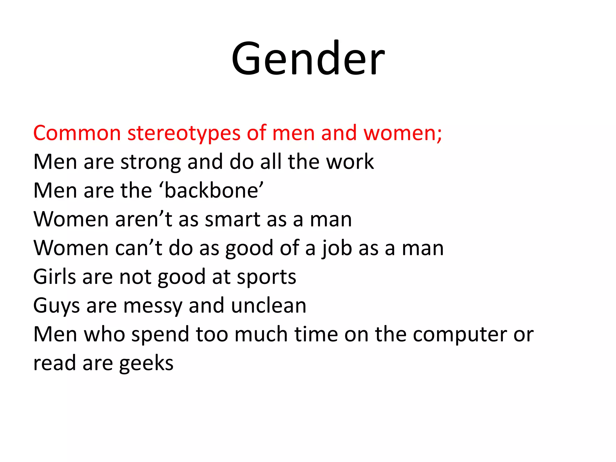 Cultural stereotypes | PPTX