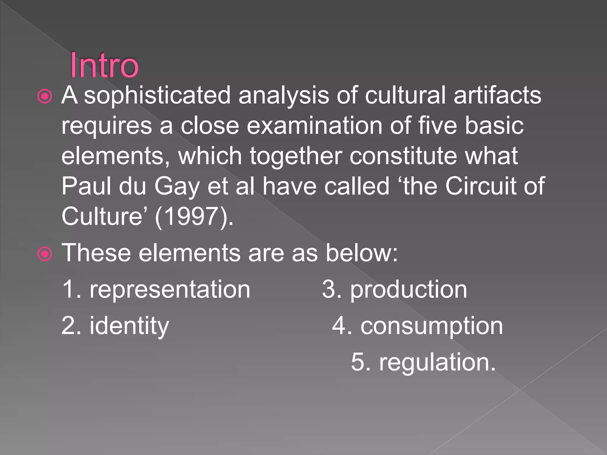 'Circuit of Culture' | PPTX